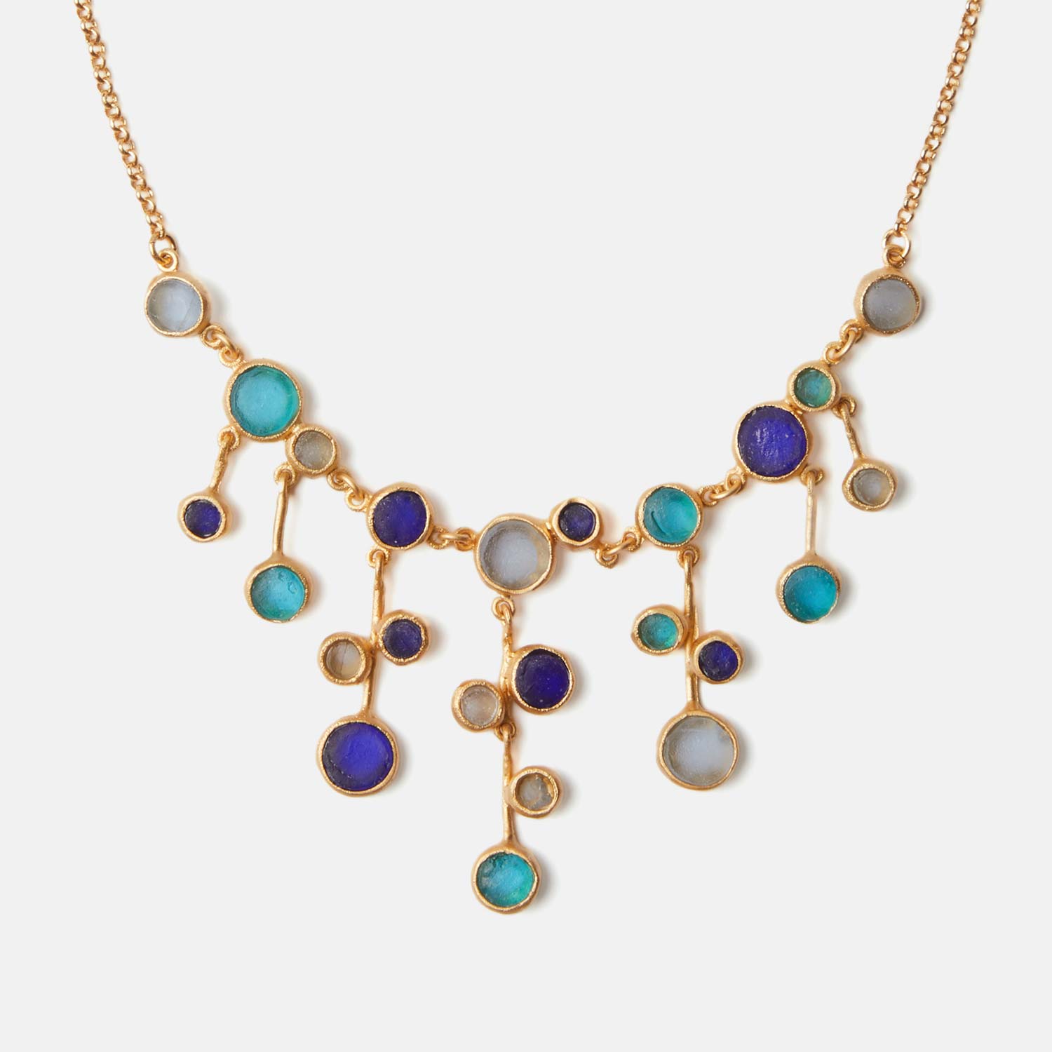 Rondo Blue Necklace - Statement – MVM Jewellery